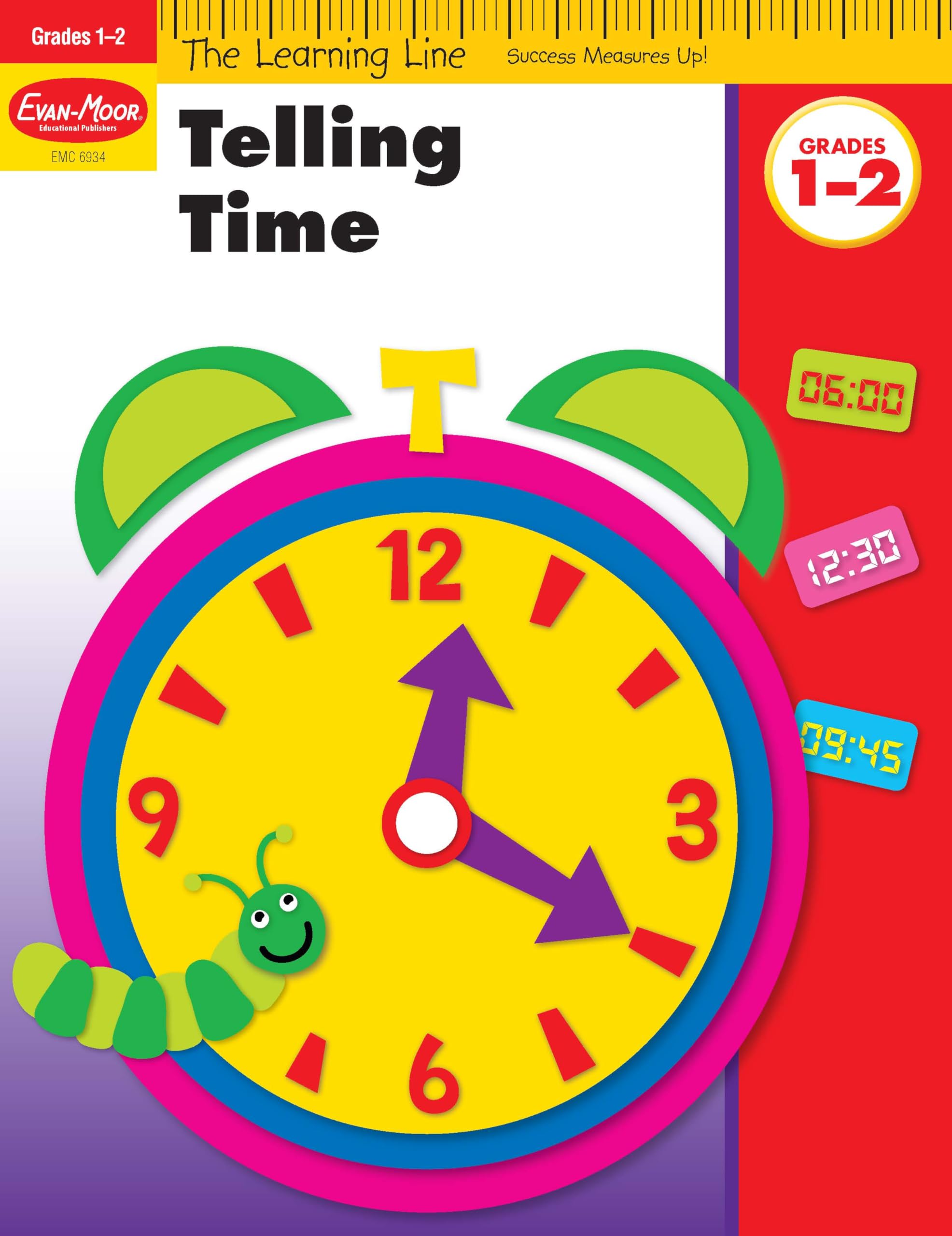 Learning Line: Telling Time, Grade 1 - 2 Workbook: Evan Moor ...