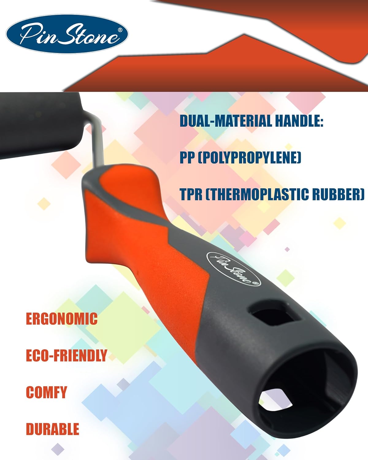 Pinstone Kit de rodillos de espuma de alta densidad 11 en 1, 4 pulgadas ...