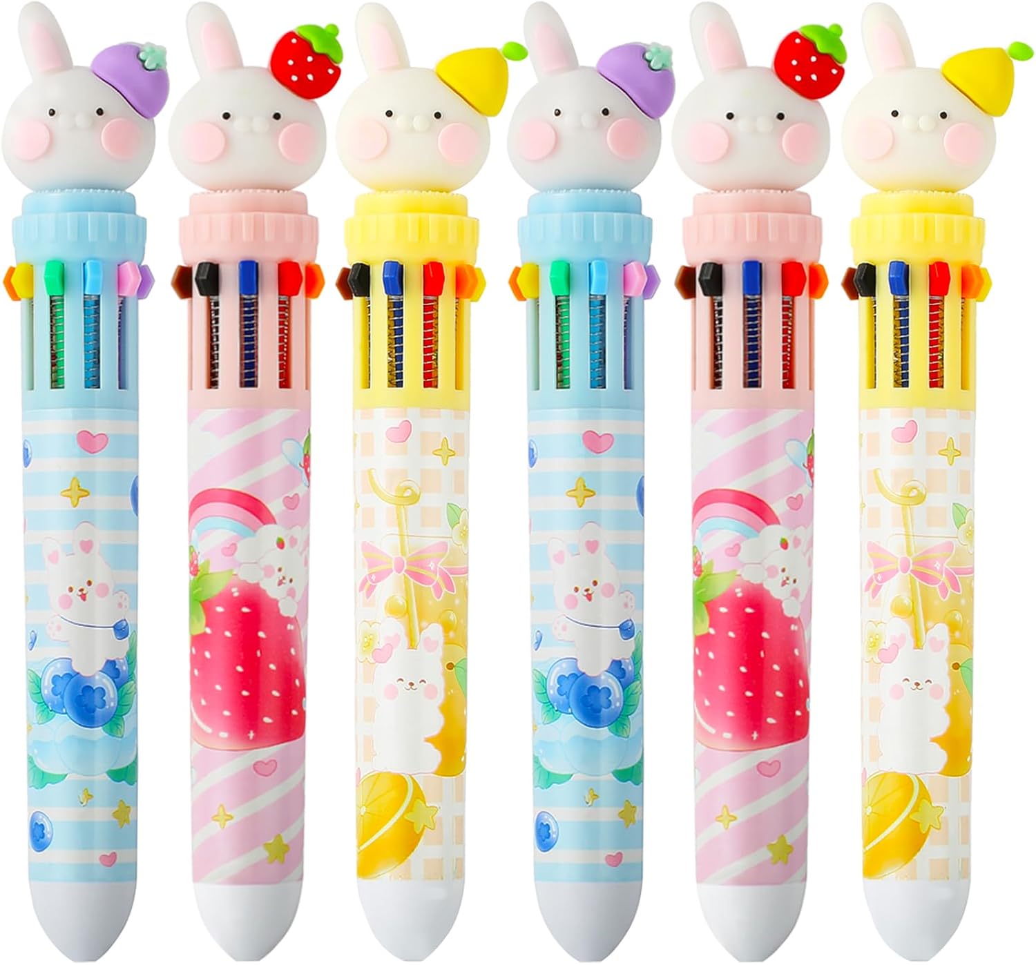 Amazon.com : Multicolor Ballpoint Pen 0.5mm, 10-in-1 Colored ...