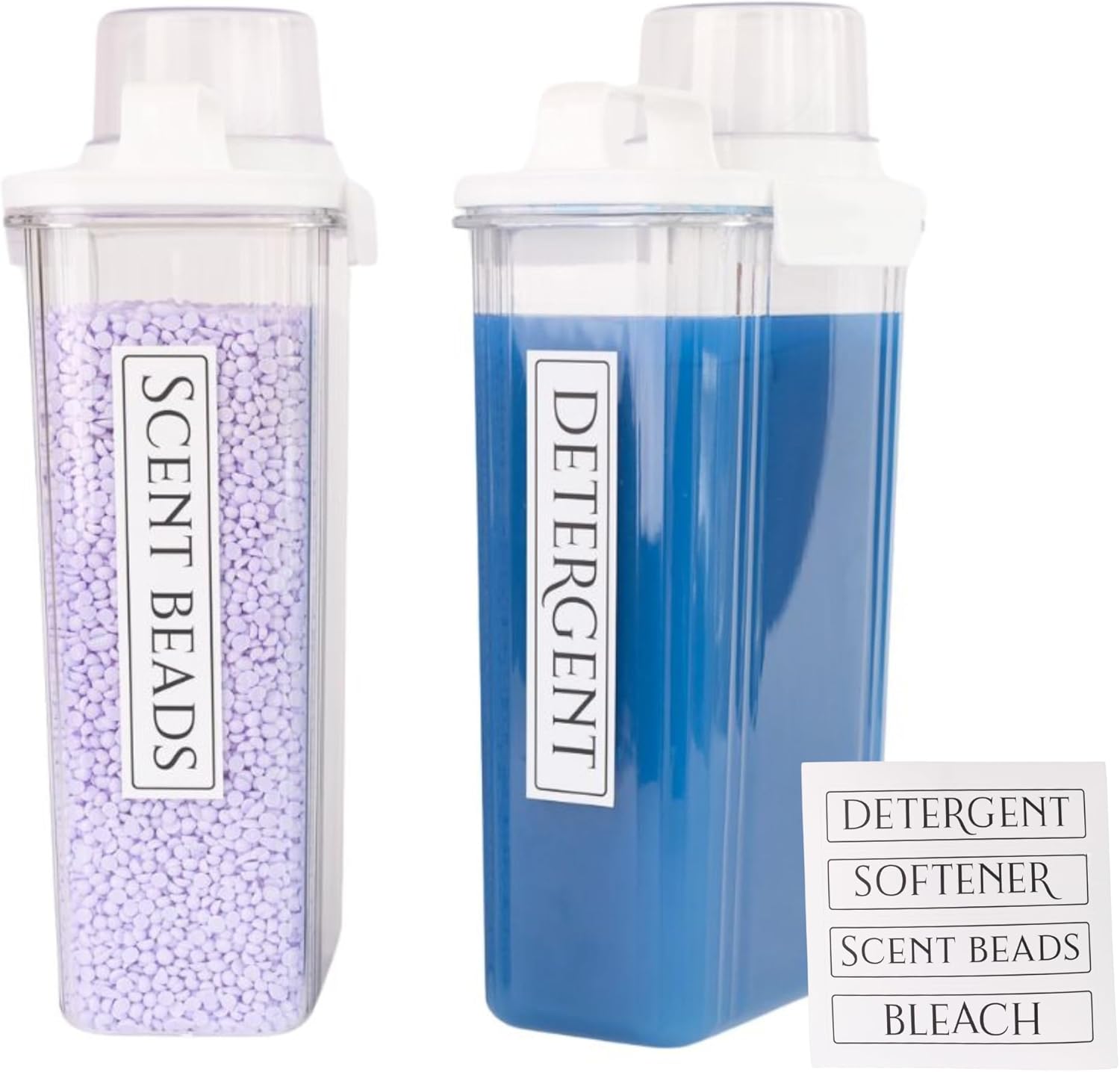 Amazon.com: Laundry Detergent Container I Plastic Laundry Detergent ...