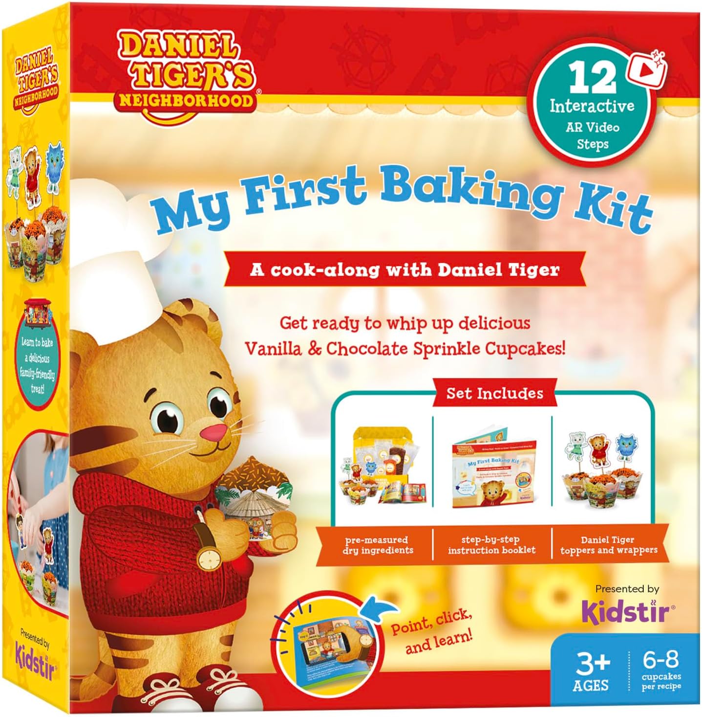 Amazon.com: Daniel Tiger Kids Baking Kit Cooking Set For Kids Cupcakes ...