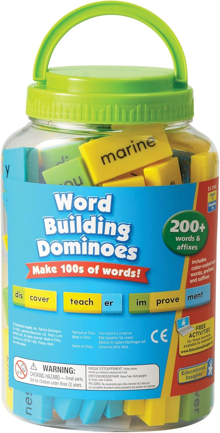 Amazon.com: Educational Insights Word Building Dominoes - Word Building ...