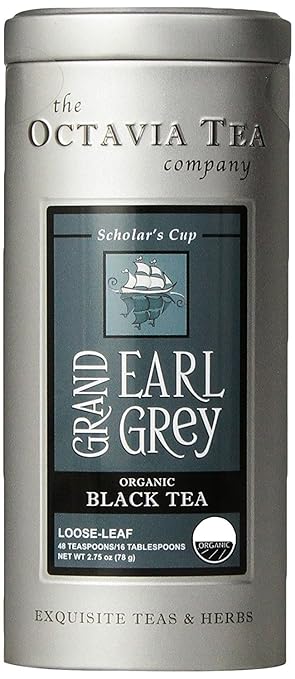 Amazon.com : OCTAVIA TEA Organic Grand Earl Grey Tea, 2.75 OZ : Teapots ...
