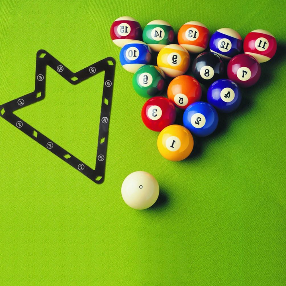 NewShot 6-pcs Magic Rack Sheet for 8/9/10 Ball Billiards : Amazon.co.uk ...