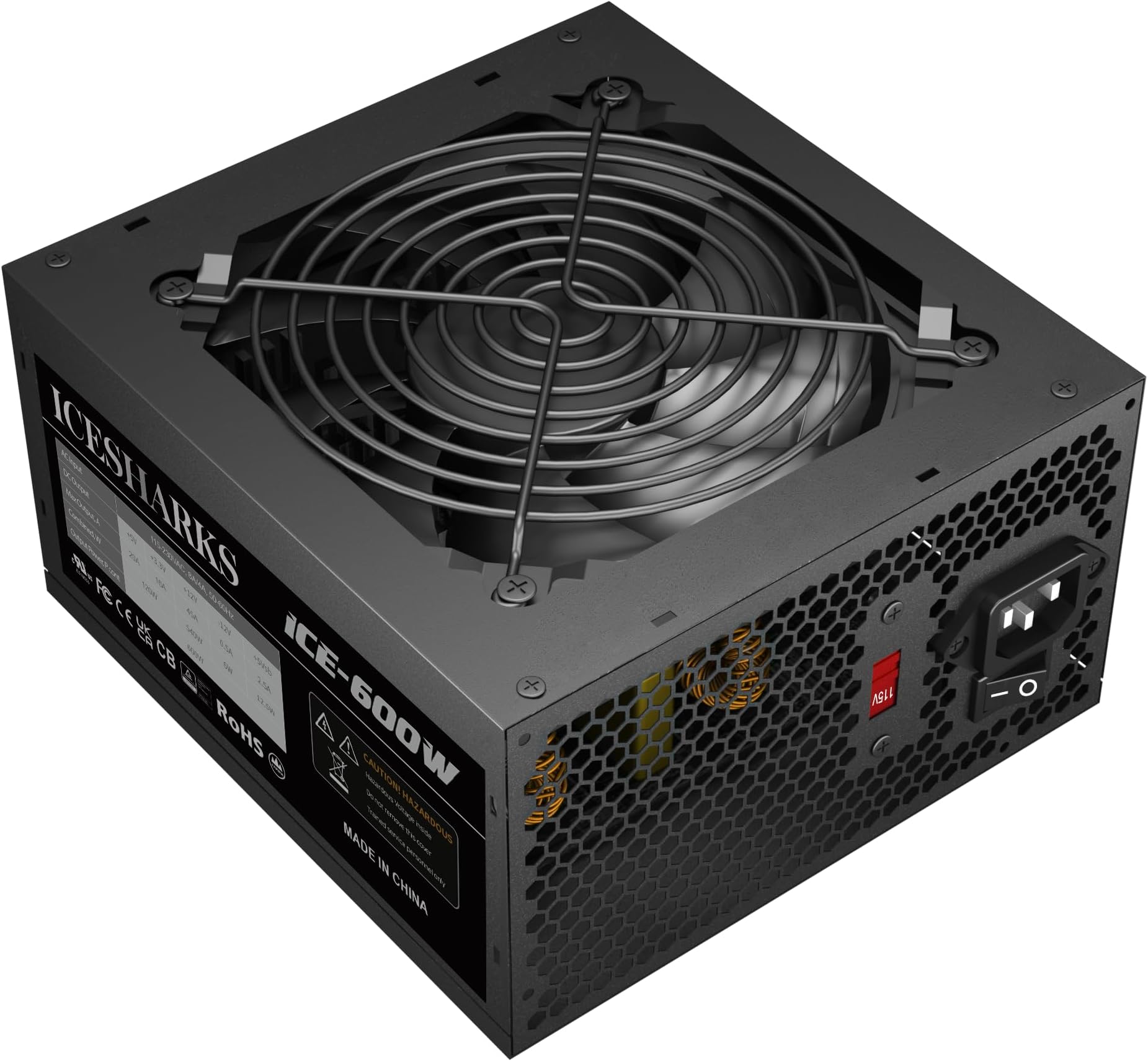 Amazon.com: 800W Power Supply 80 Plus Gold PSU Standard ATX Computer ...
