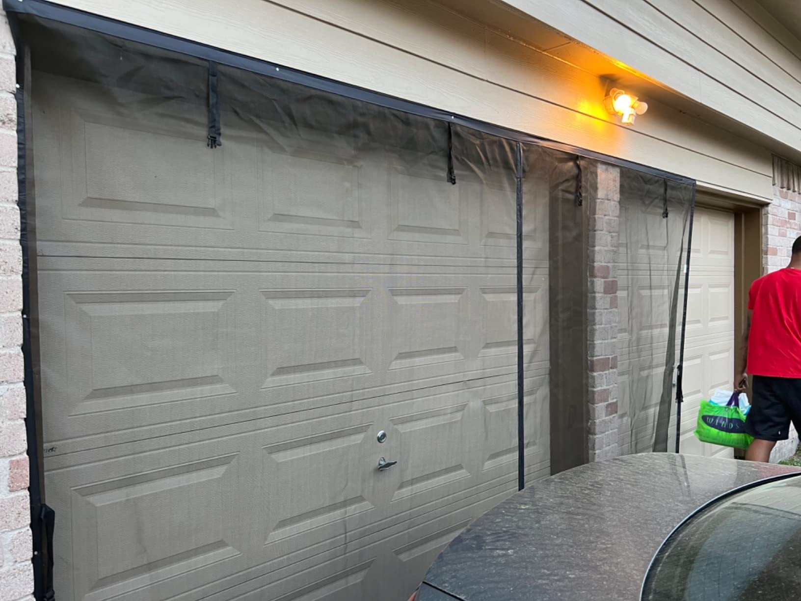 $7/mo - Finance Premium Garage Door Screen for 1 Car Garage 12x8ft ...