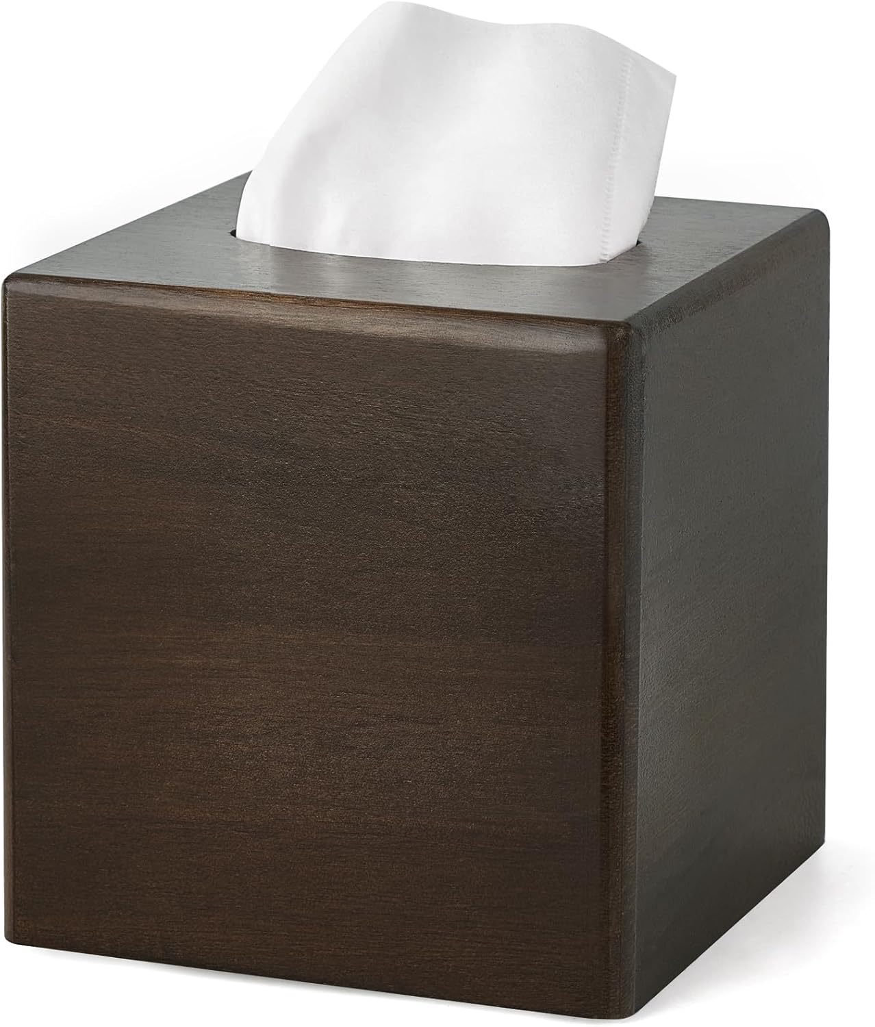 Amazon.com: Mkono Tissue Box Cover Square Open-Bottom Wood Tissue Box ...