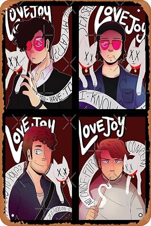 Amazon.com: Yzixulet Lovejoy Band Poster Retro Metal Tin Vintage Sign ...