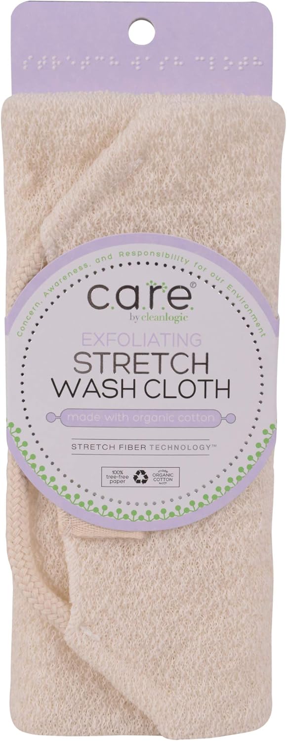 Care by Clean Logic, Exfoliating Stretch Wash Cloth - Cleansing Cloth ...
