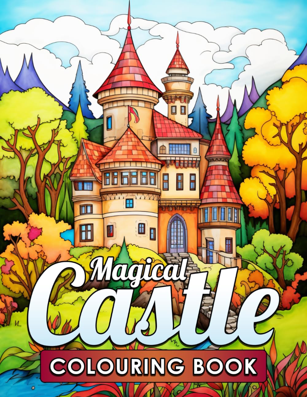 Magical Castles: Colouring Book for Adults Featuring the 50 Most ...
