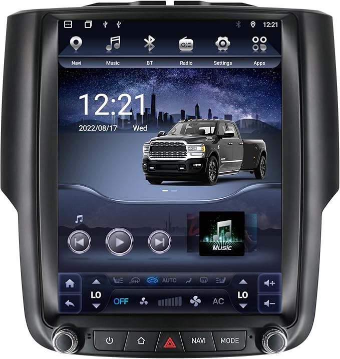 Amazon.com: Car Radio Stereo for Dodge Ram 1500 2500 3500 2013 to 2018 ...