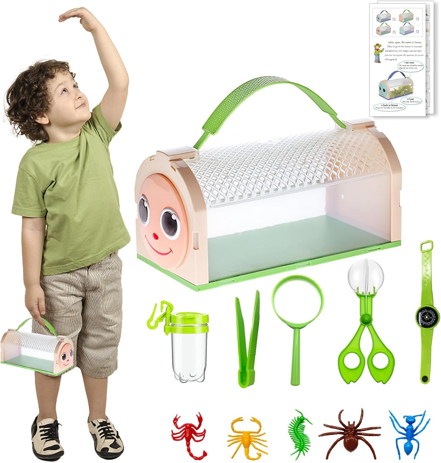 Bug Hunting Kits for Children, 11 Pcs Bug Catcher for Kids Outdoor ...