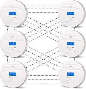 Interconnected Smoke and Carbon Monoxide Detector, 10-Year Battery ...