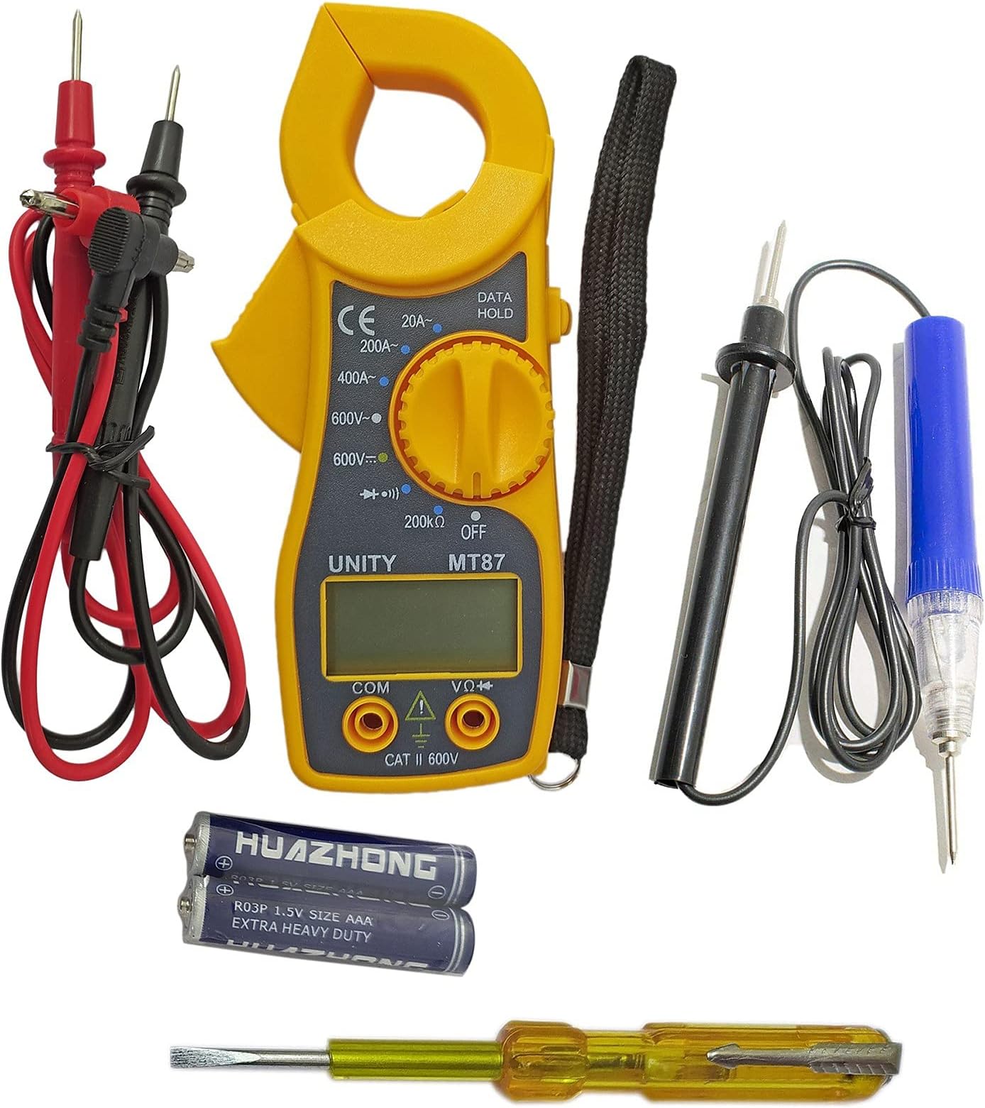 Inditrust Mini Pocket-Sized 1pc Digital Clamp Meter Electronic Tong ...