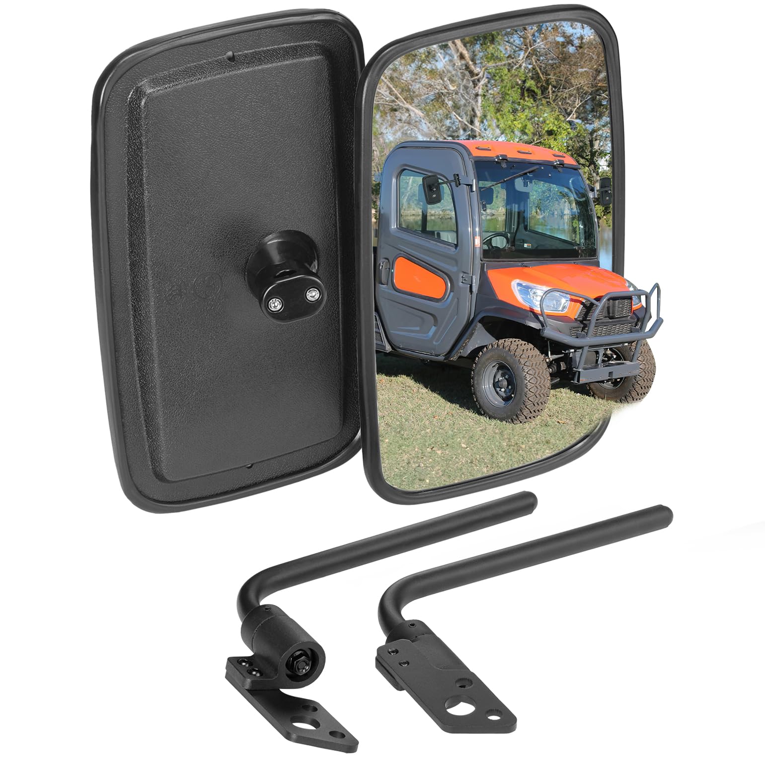 Amazon.com: KEMIMOTO UTV Side View Mirrors, 2pcs Rear Mirrors Kit ...