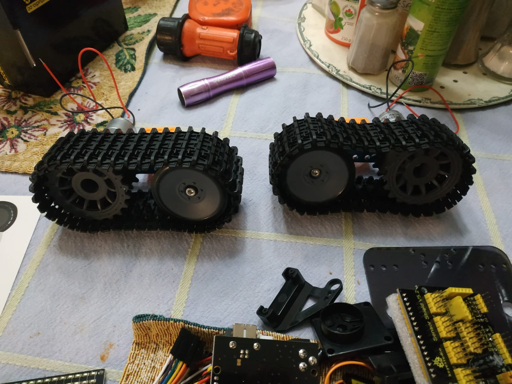 $12/mo - Finance KEYESTUDIO Mini Tank Robot V2 Smart Car Kit for ...