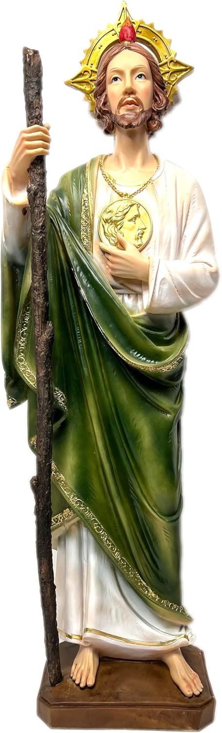 Amazon.com: Moviebros St. Jude Thaddeus Figure Statue San Judas Tadeo ...