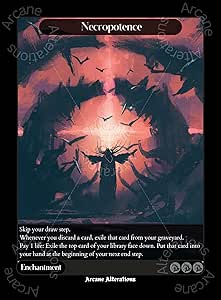 Amazon.com: Necropotence - Altered Art Custom Card : Home & Kitchen