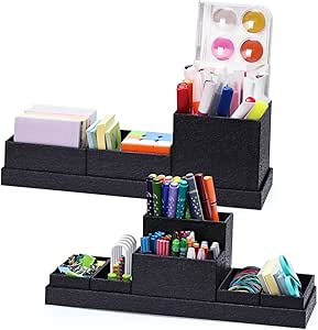 Amazon.com: xiepipipaper Desk Organizer,Office Desk Accessories ...