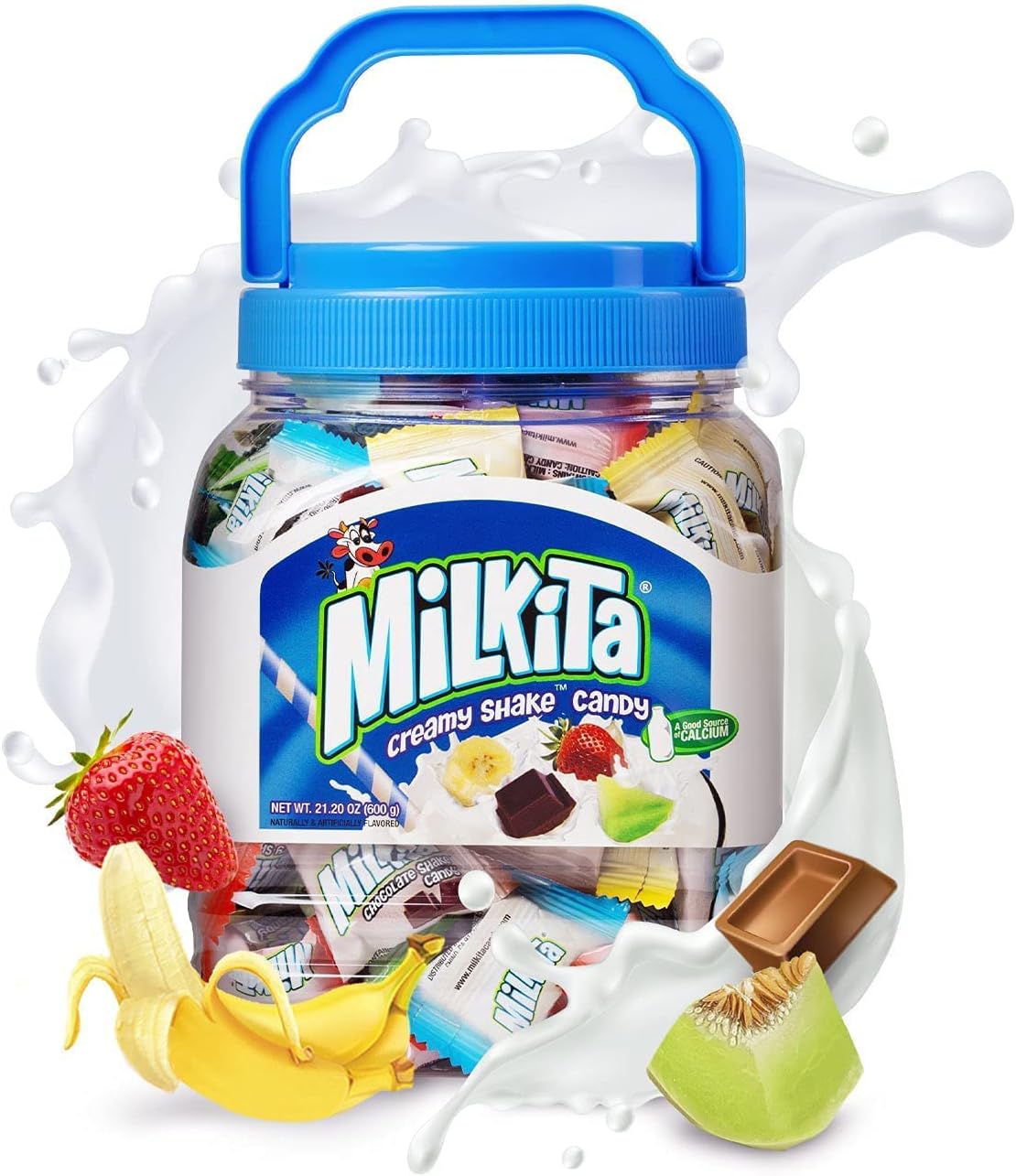 Amazon.com : Unican Milkita Assorted Milk Lollipop 15 pcs 6.08 oz ...