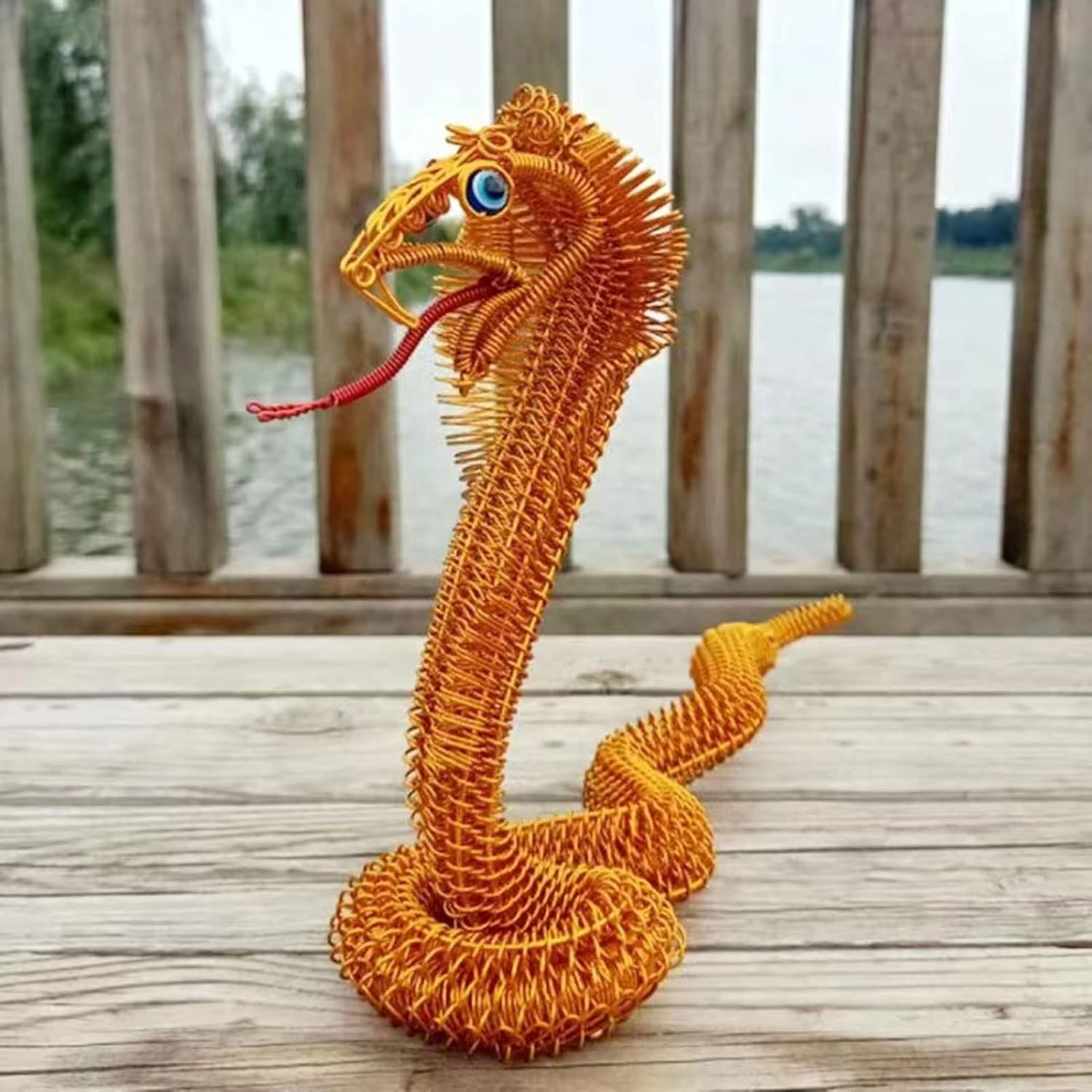 Amazon.co.jp: Simulation Snake Model, Realistic Snake Toy, Handmade ...