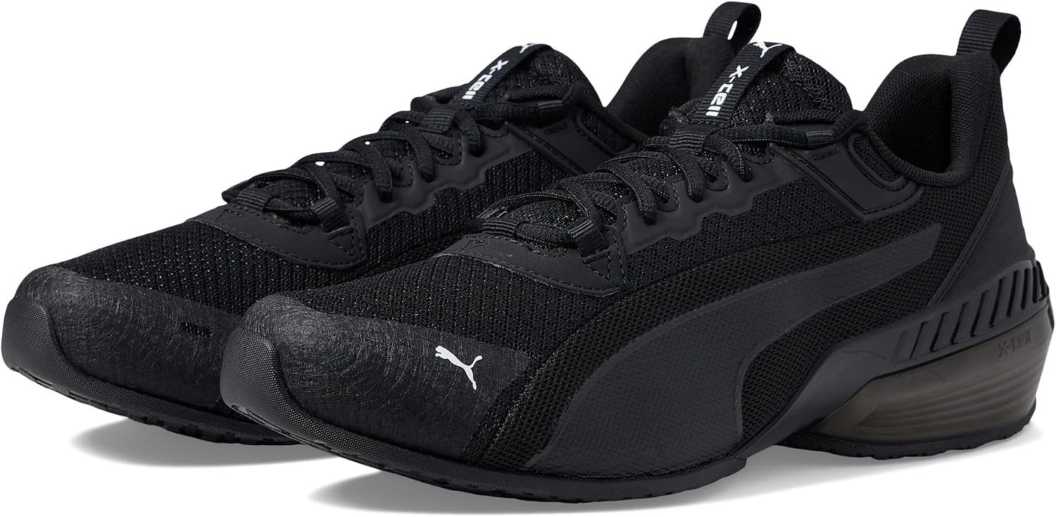 Amazon.com | PUMA X-Cell Uprise Black White 7.5 D (M) | Road Running
