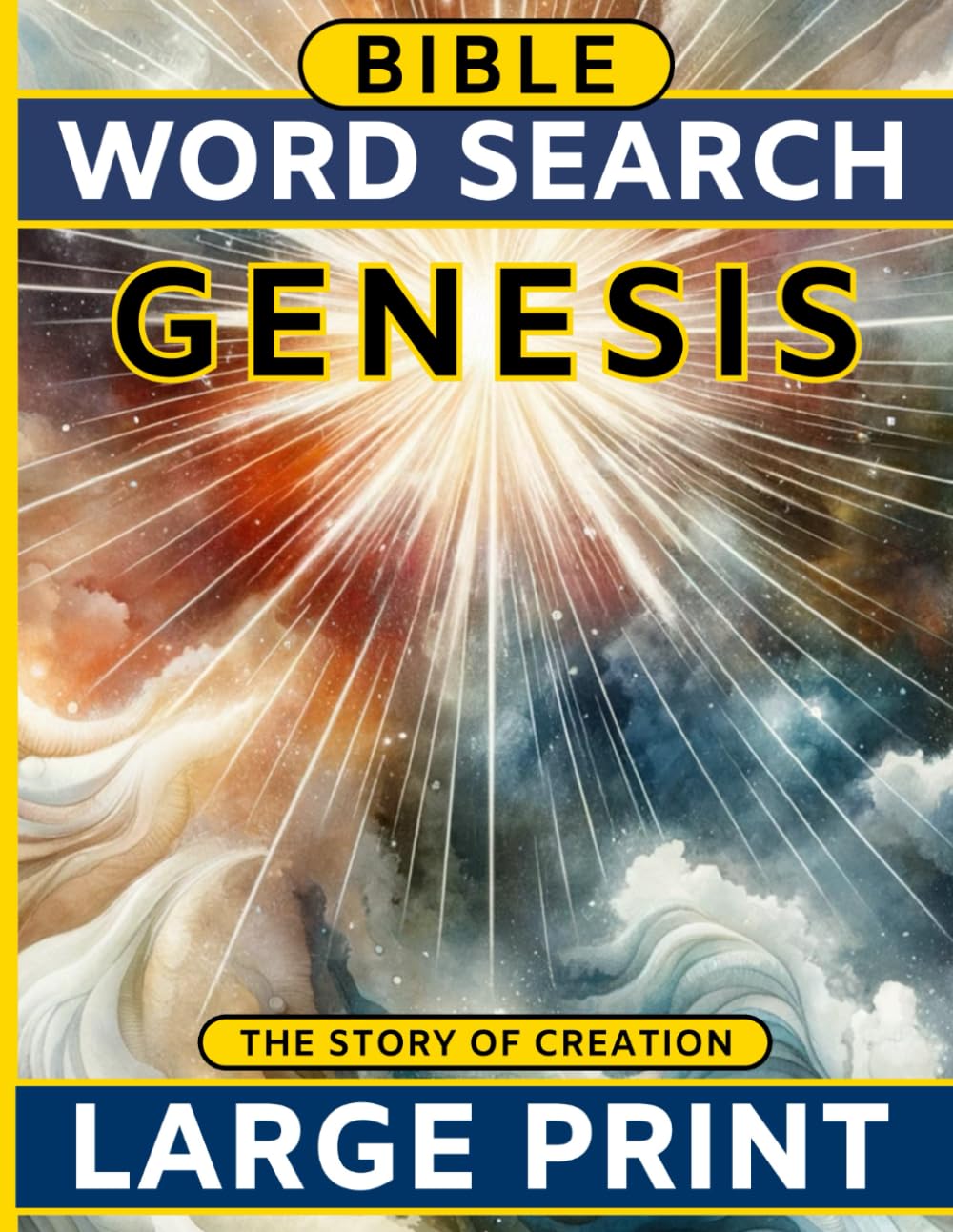 Bible Word Search: Genesis - The Story of Creation - Large Print Word ...