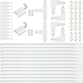 39FT H Track Lighting Rail Kit White H Type Track Lighting Rails with ...