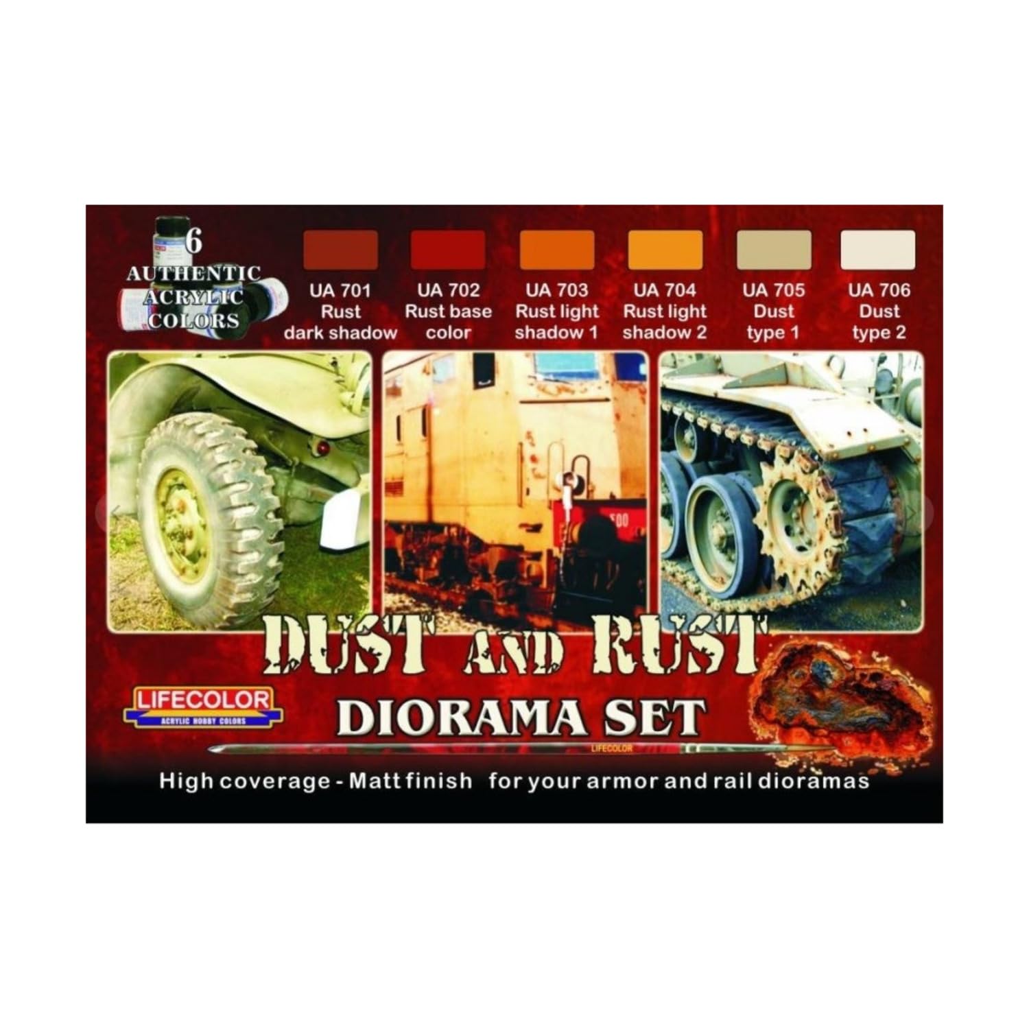 Amazon.com: Diorama Set LifeColor CS10 DUST and RUST