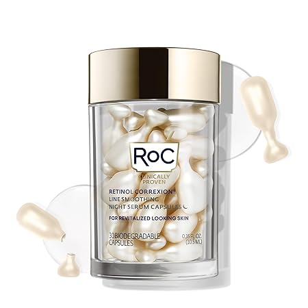 Amazon.com: RoC Retinol Correxion Anti-Aging Wrinkle Night Serum, Daily ...