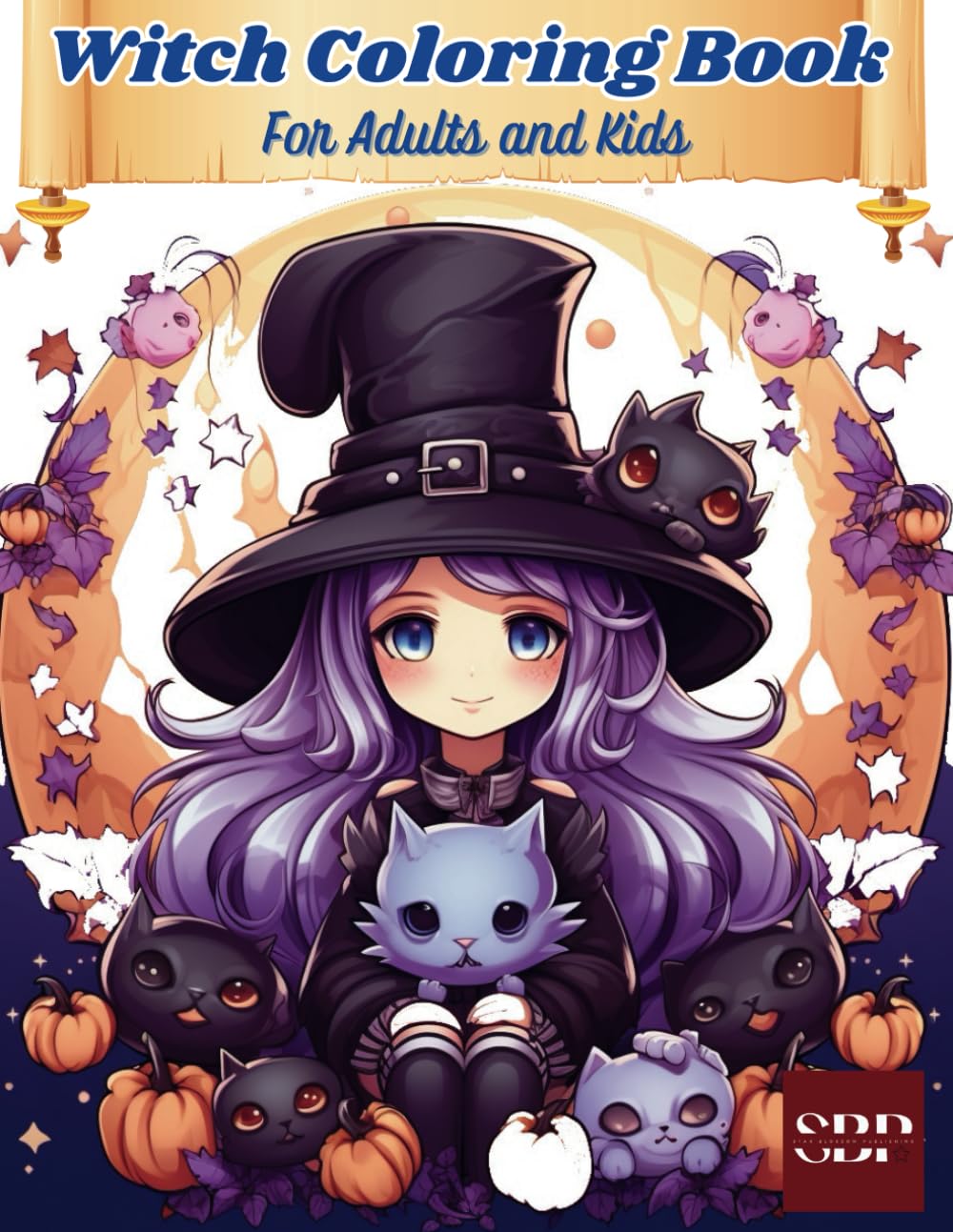 Witch Coloring Book for Adults and Kids: Uncover the Secrets of ...