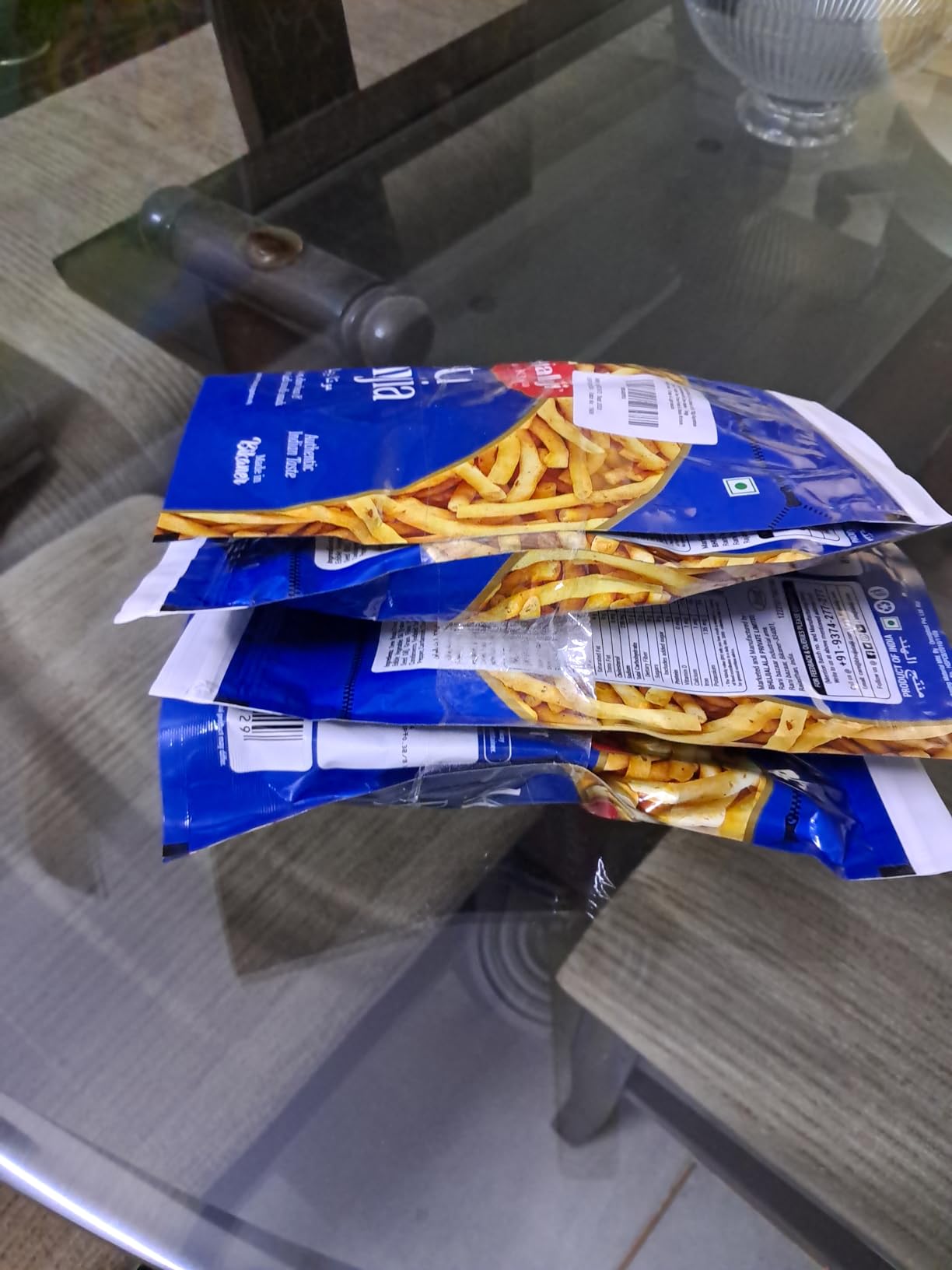 Bhujialalji Mota Bhujia (pack of 5) 750g Rajasthani Bhujia Namkeen with ...