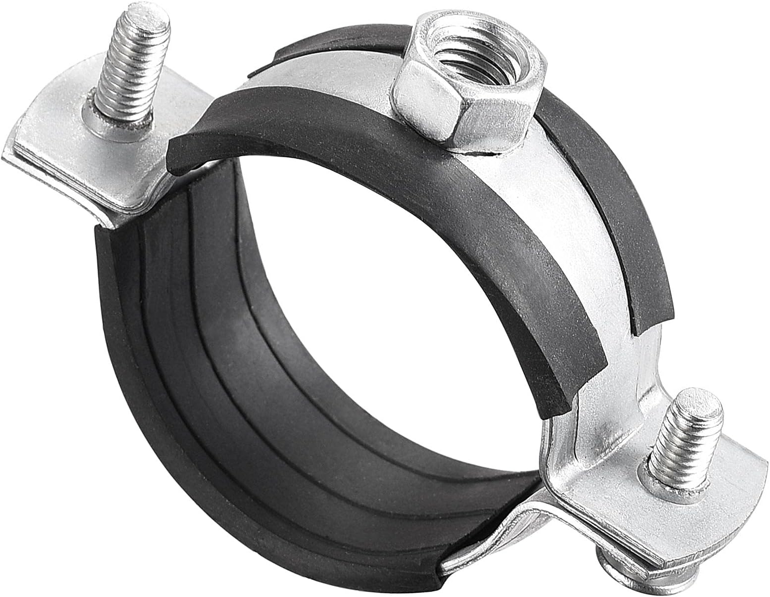 uxcell Adjustable Pipe Bracket Clamp, 2" (50mm) ID Wall Ceiling Mount ...