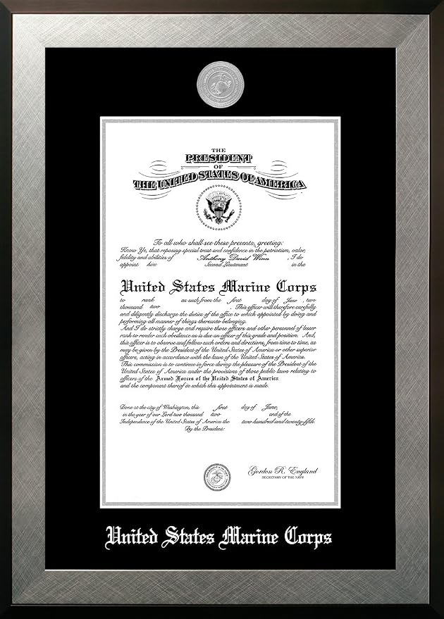 Amazon.com - Campus Images United States Marine Corps Diploma Frame ...