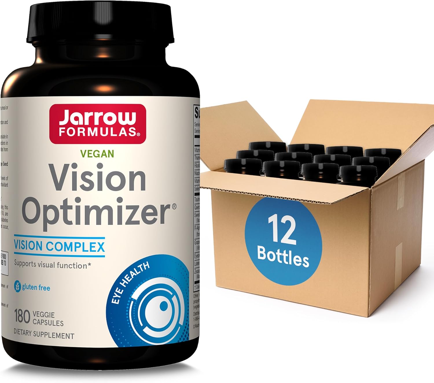 Amazon.com: Jarrow Formulas Vision Optimizer Veggie Capsules - 180 ...