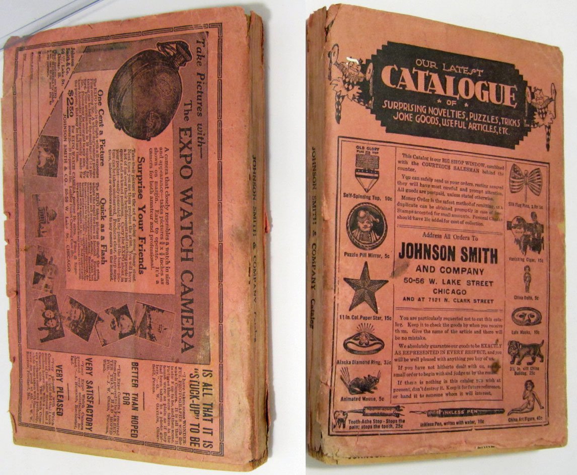 OUR LATEST JOHNSON SMITH AND COMPANY CATALOGUE OF SURPRISING NOVELTIES ...