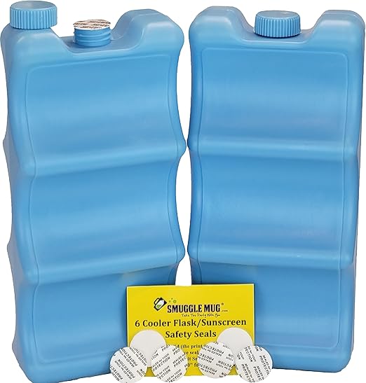 Amazon.com | Hidden Alcohol Flask By Smuggle Mug | Ice Box Can Cooler ...