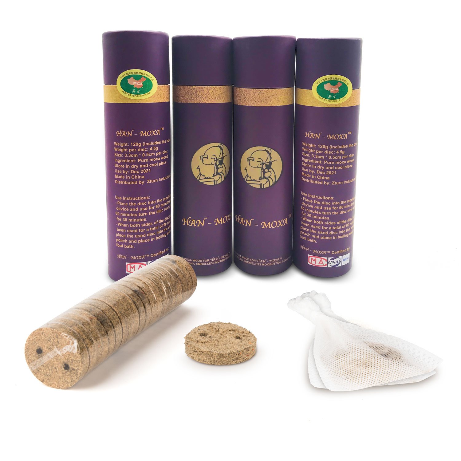 Buy Pain Therapy Han-Moxa Medical Refill Moxa Disc, Concentrates from ...