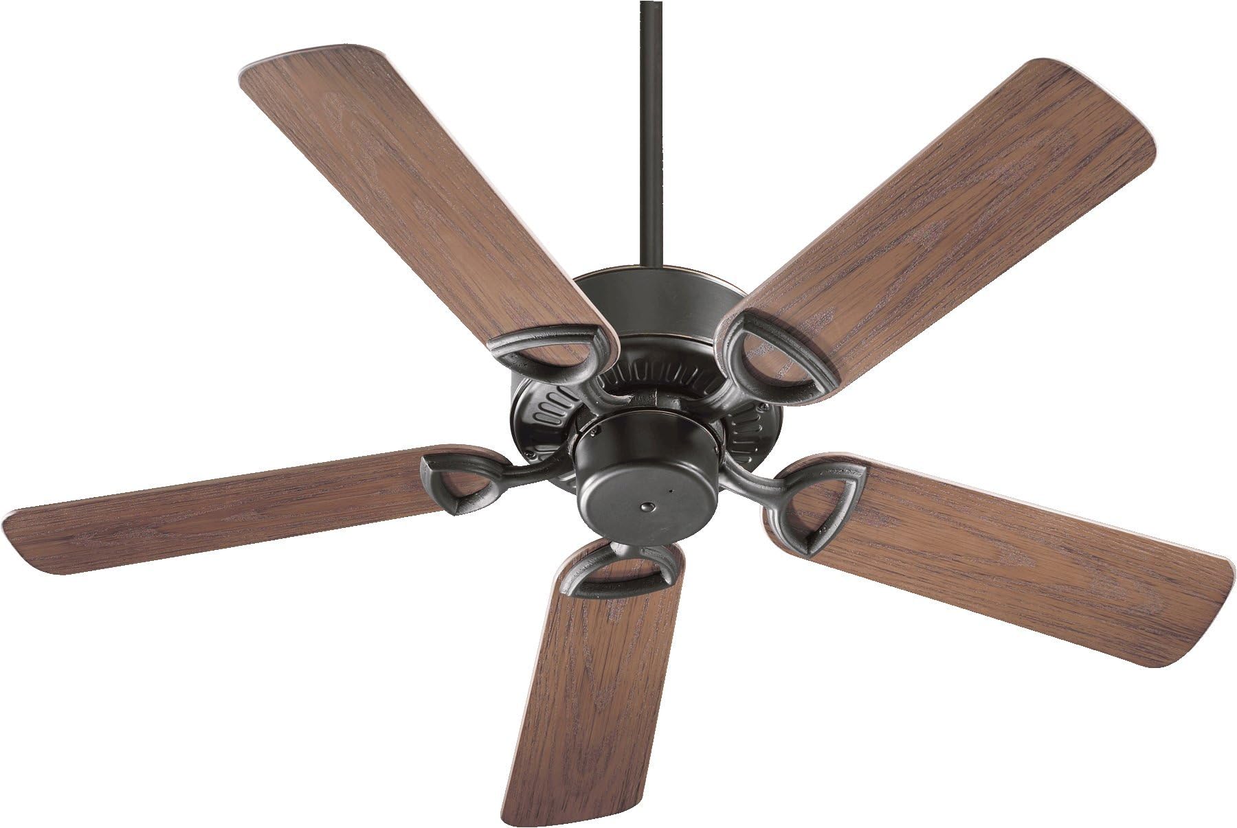 Quorum International 151425-95 Medallion Flush Mount Patio Ceiling Fan ...