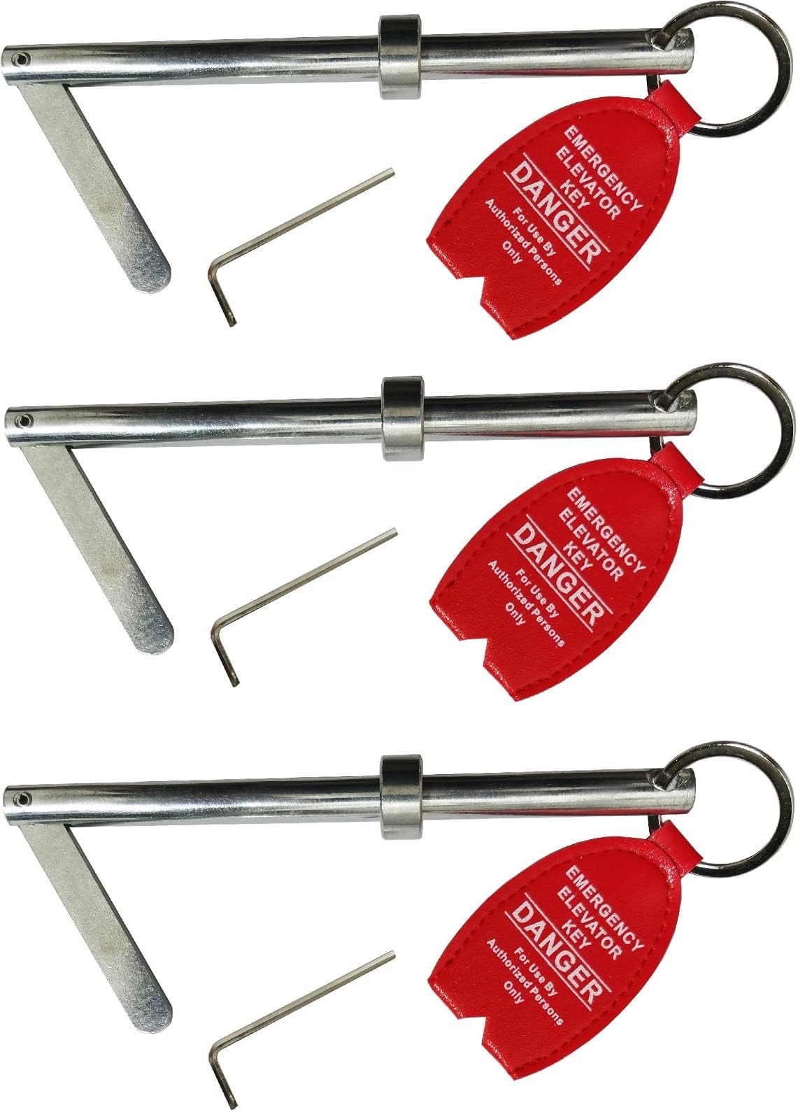 2-Keys Elevator Keys for Elevator Operations SafeCo Brands (L206 ...
