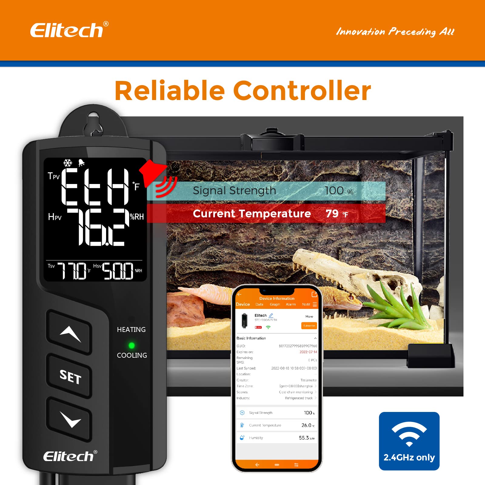 Snapklik.com : Elitech STC-1000WiFi Pro Temperature Controller WiFi 2 ...