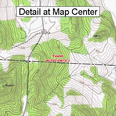 Amazon.com : USGS Topographic Quadrangle Map - Pawlet, Vermont (Folded ...