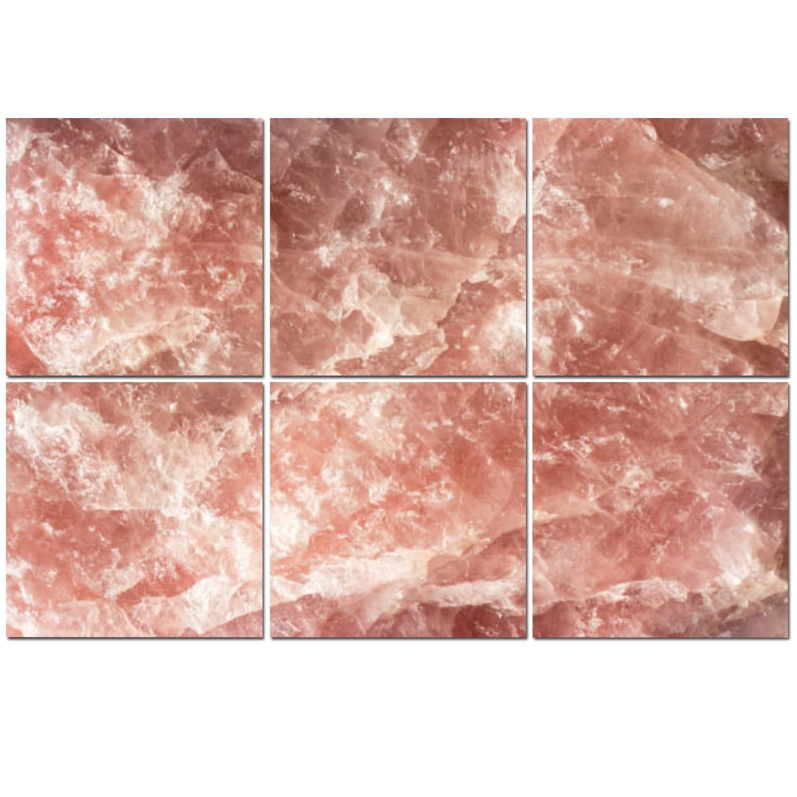 Amazon.com: 6 Pack Art Acoustic Panels Himalayan pink salt rock from ...