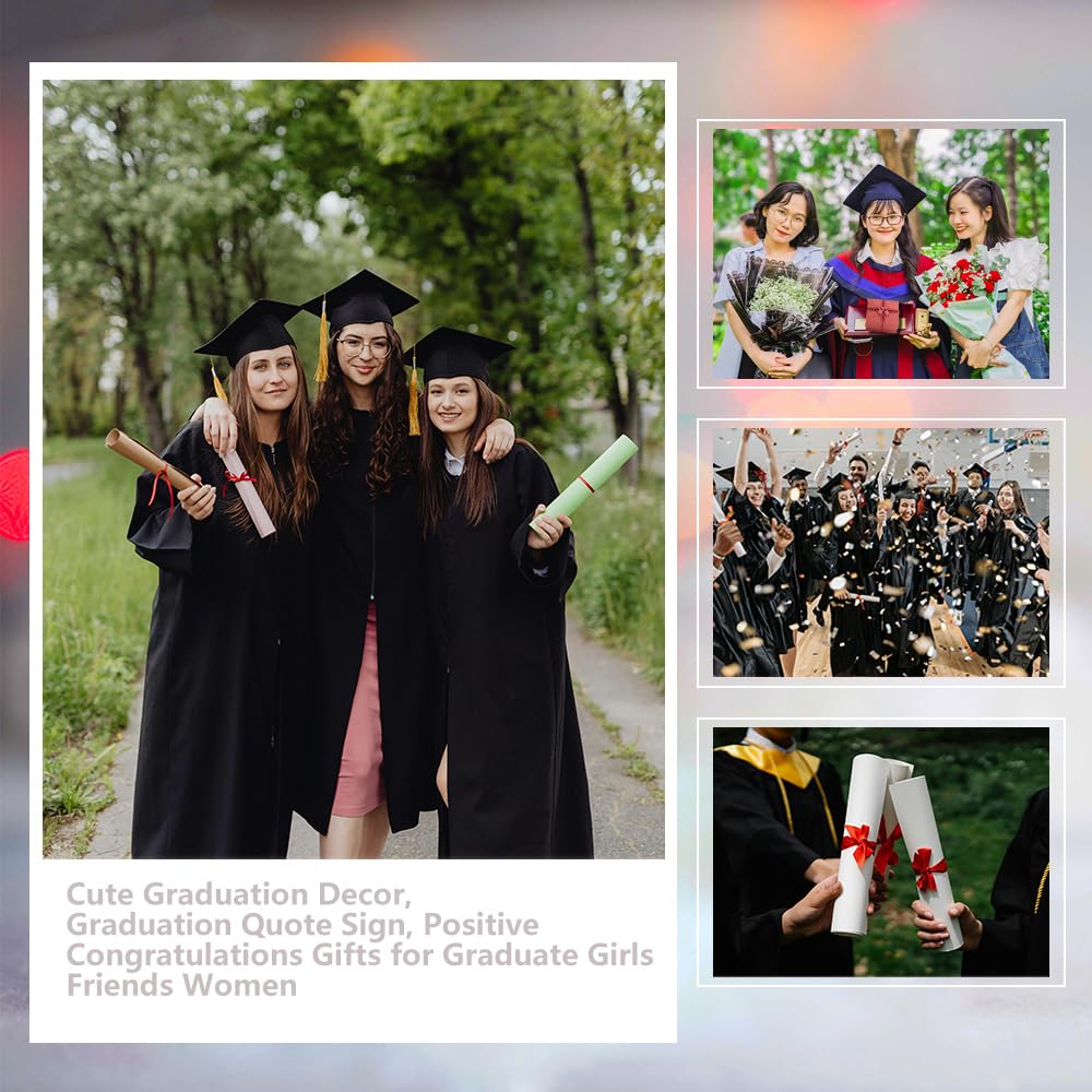 Cute Girl Graduation Quotes Cute Graduation Decor Sign, Inspirational