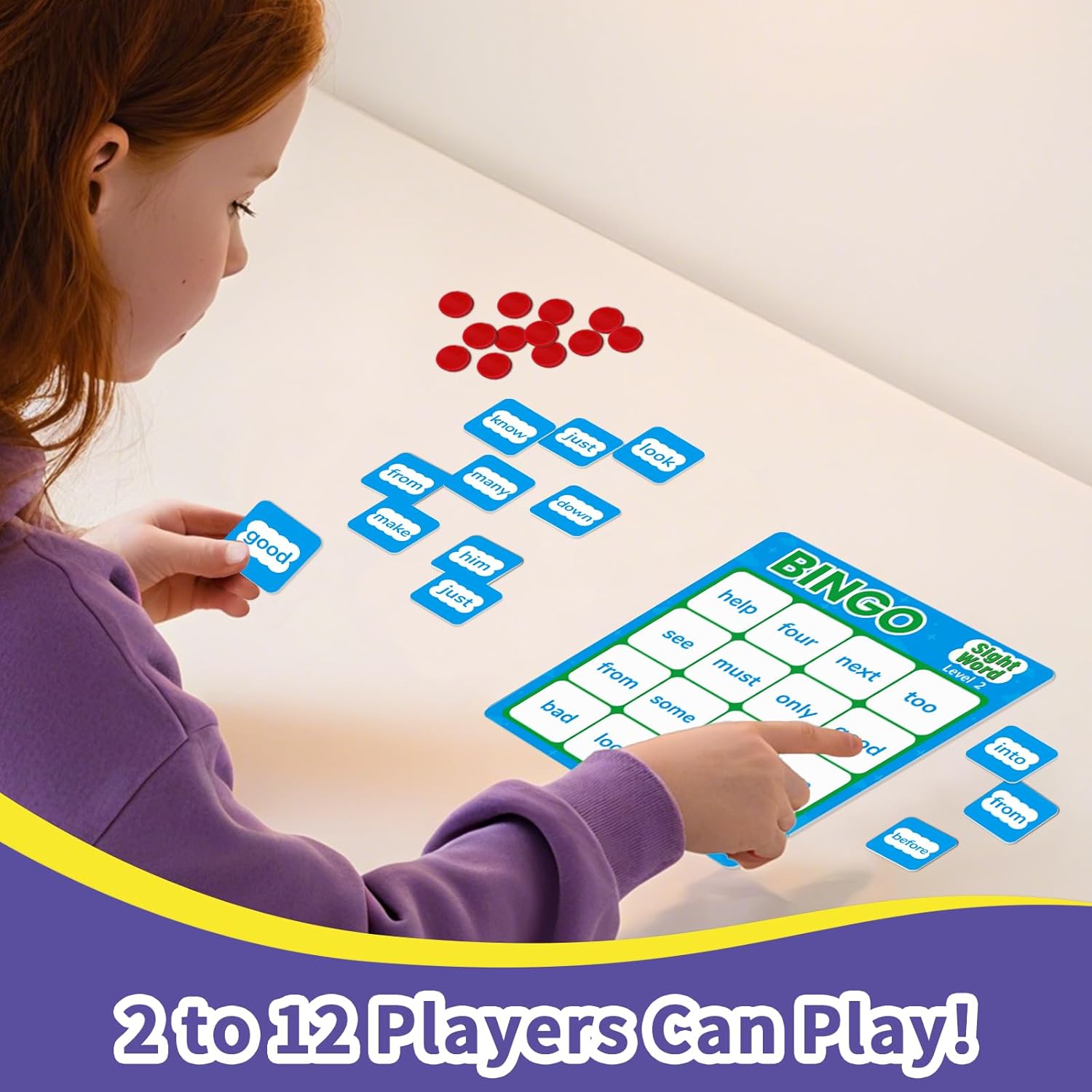 Sight Word Bingo Game, Learn to Read Vocabulary, Philippines | Ubuy