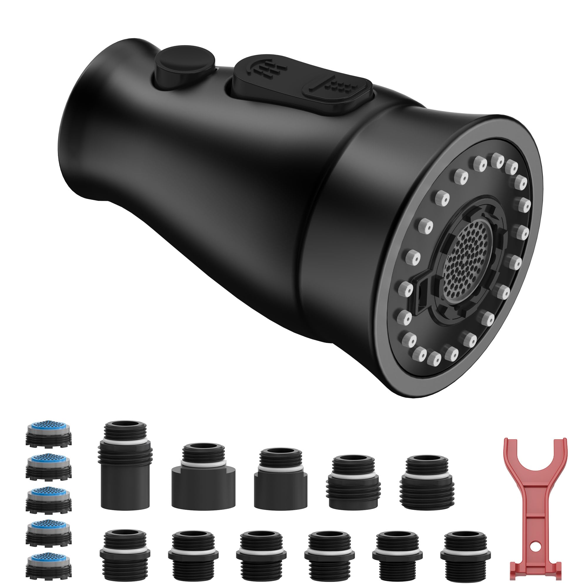ARRISEA ABS Plastic Kitchen Faucet Sprayer Head Replacement Part with ...