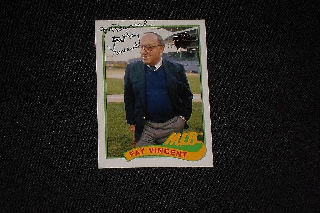 Fay Vincent 2004 Topps Fan Favorites Signed Autographed Card #146 ...