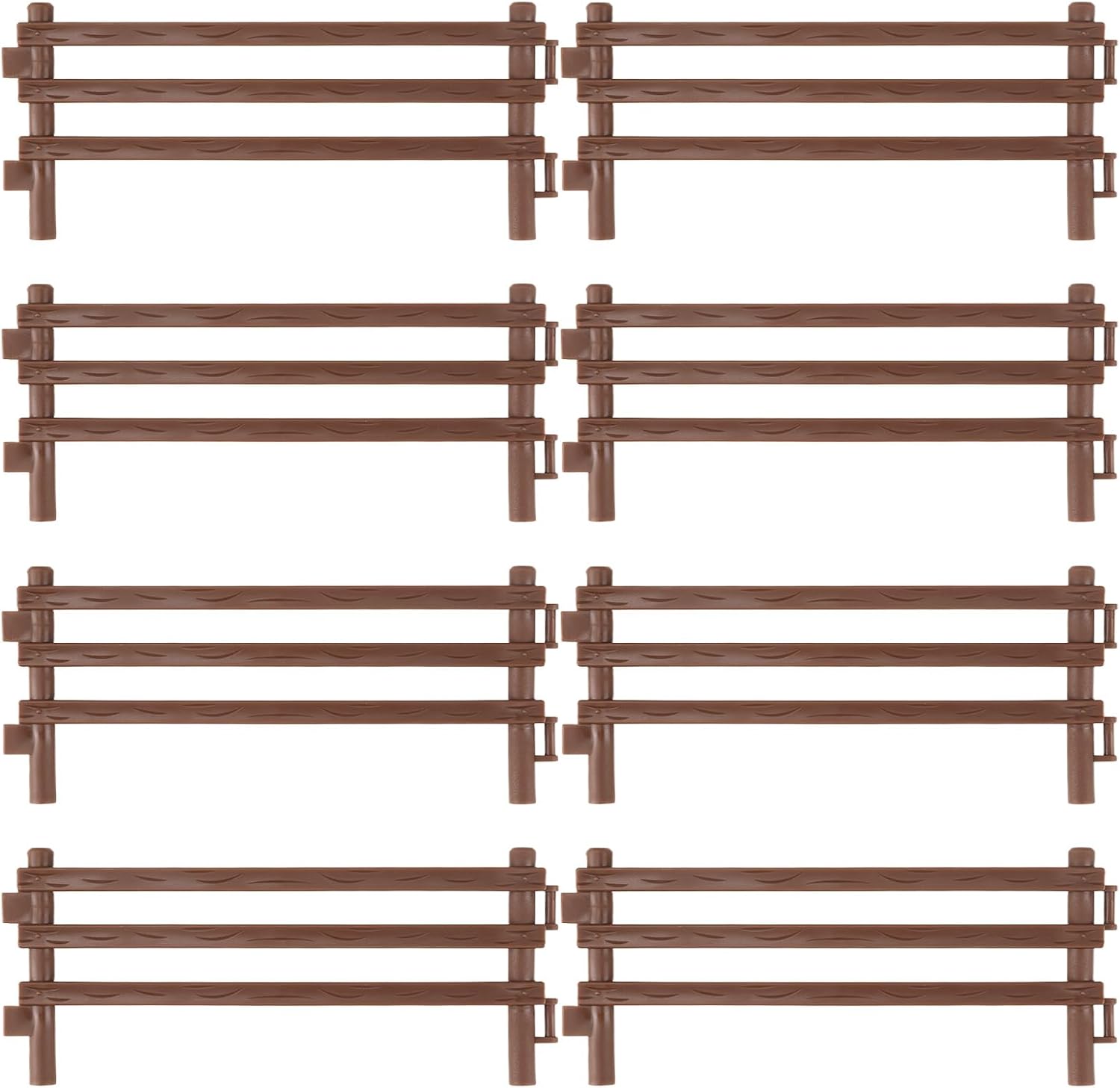 QOCO 1:76 OO Gauge Fencing Miniature Model Railway Accessories Wooden ...