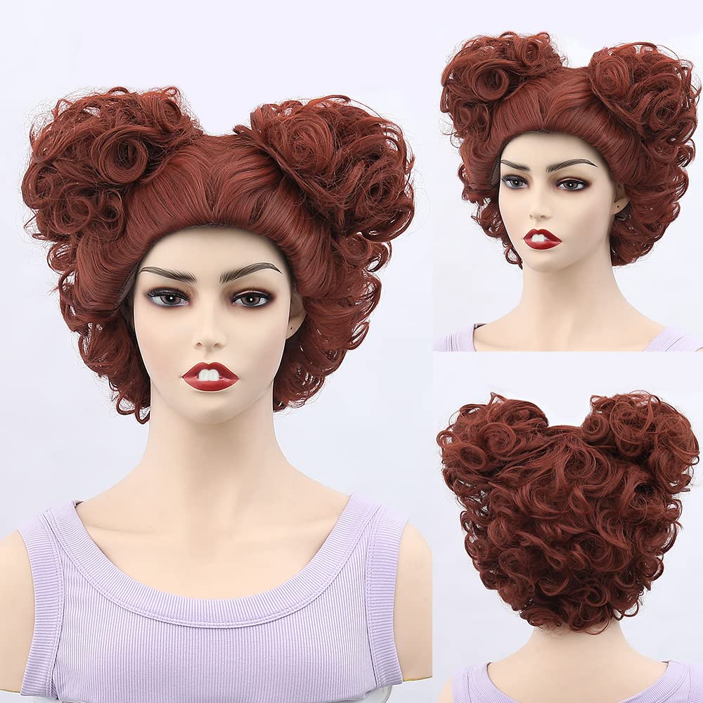 MUPUL Hocus Pocus 2 Winifred Sanderson Wig for Adults Women Short Curly ...