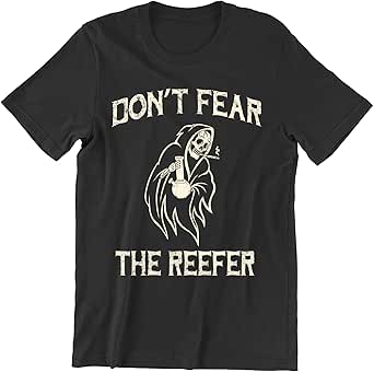 Amazon.com: Halloween Don't Fear The Reefer Reaper 420 Funny Unisex Men ...